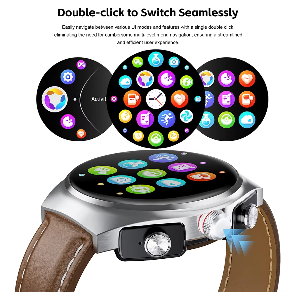 2025 New NFC TWS Music Talk Smartwatch Earphone 2 In 1 Men Smart Watch ...