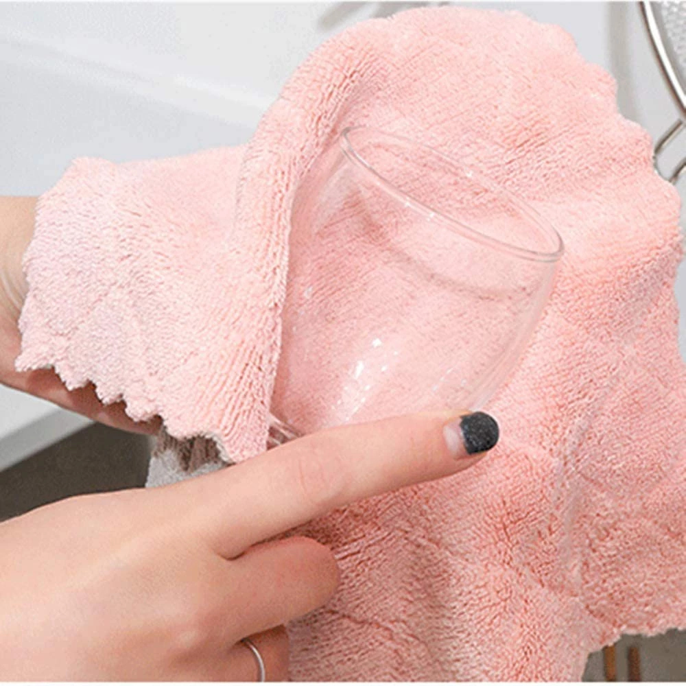 25x25cm💥Dish towel Kitchen Towel Microfiber Super Absorbent Kitchen Rag ...