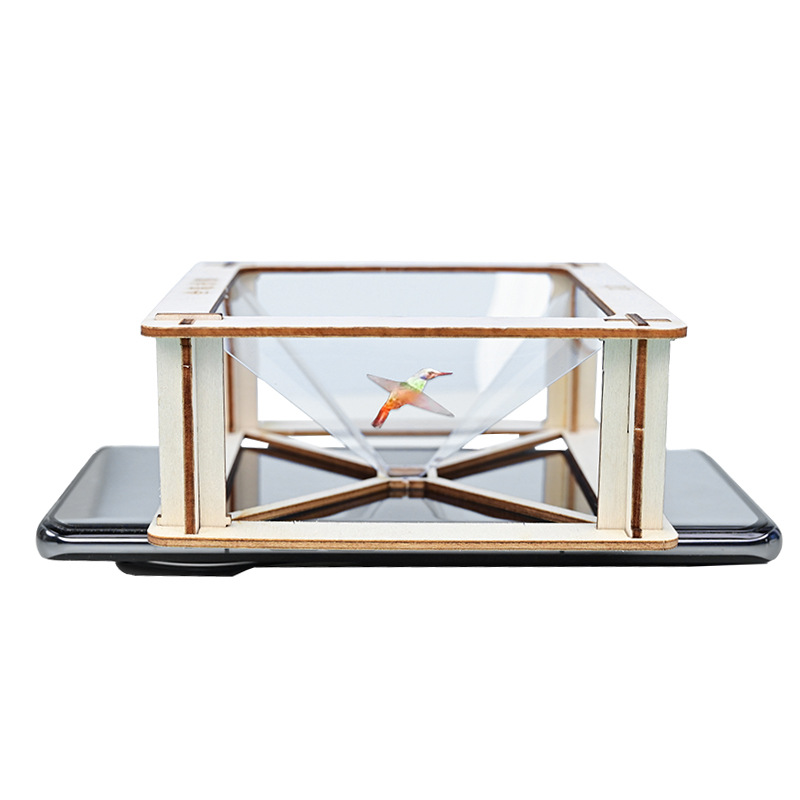 Small 3d Holographic Projector Children S Diy Handmade Three