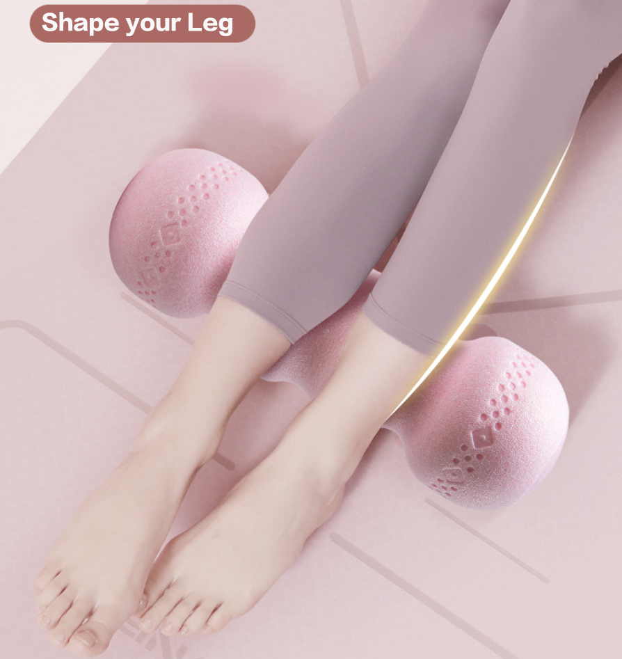 SunnyFit Foam Roller Peanut Yoga Roller 45CM EPP High Density Deep Tissue Back Neck Massage ...