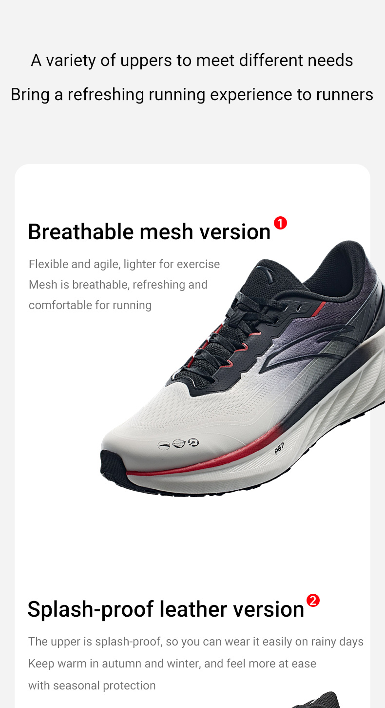 [3-10KM+] ANTA Men Float PG 7 Running Shoes 2E Widefoot Sports Larian ...