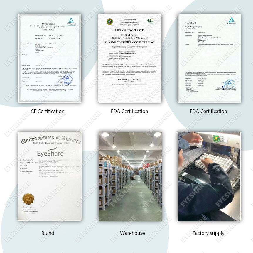 Eyeshare Contact Lens Box Bear Cartoon Colored Contact Lenses Cute ...