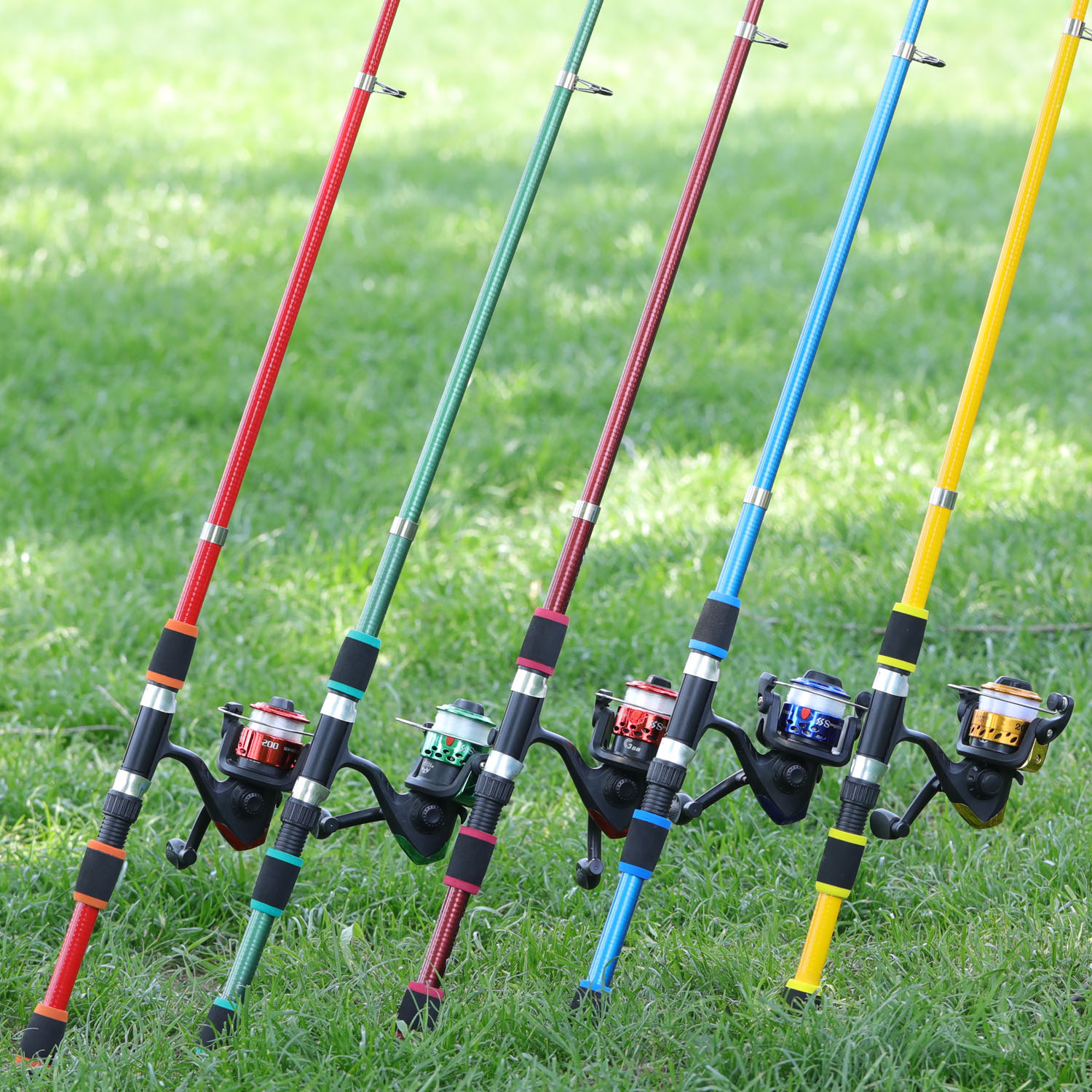 Sougayilang Spinning Joran Pancing Set 1.8M Telescopic Portable Fishing ...