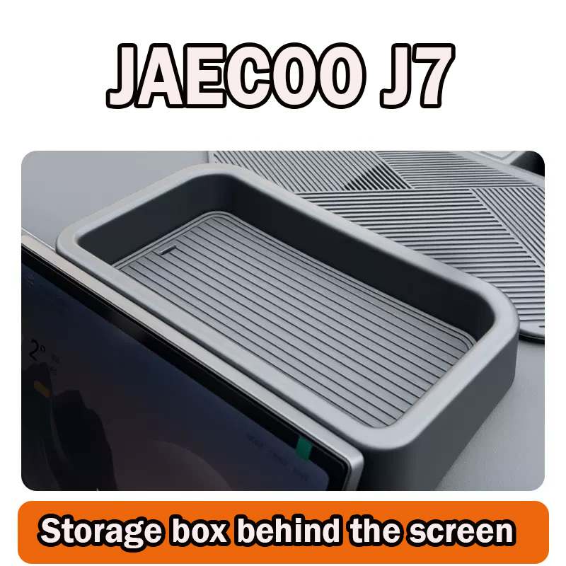 ZLWR JAECOO J7 rear screen storage box storage interior debris car ...