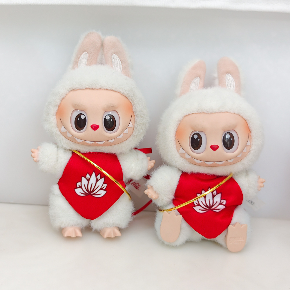 Labubu changing clothes, Nezha Aobing costume is suitable for Labubu V1 ...