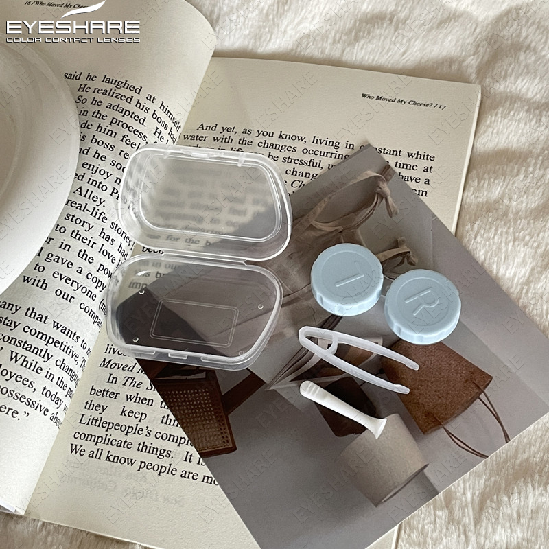 Eyeshare Tracvel Contact Lens Box,Transparant Portable Eye case ...