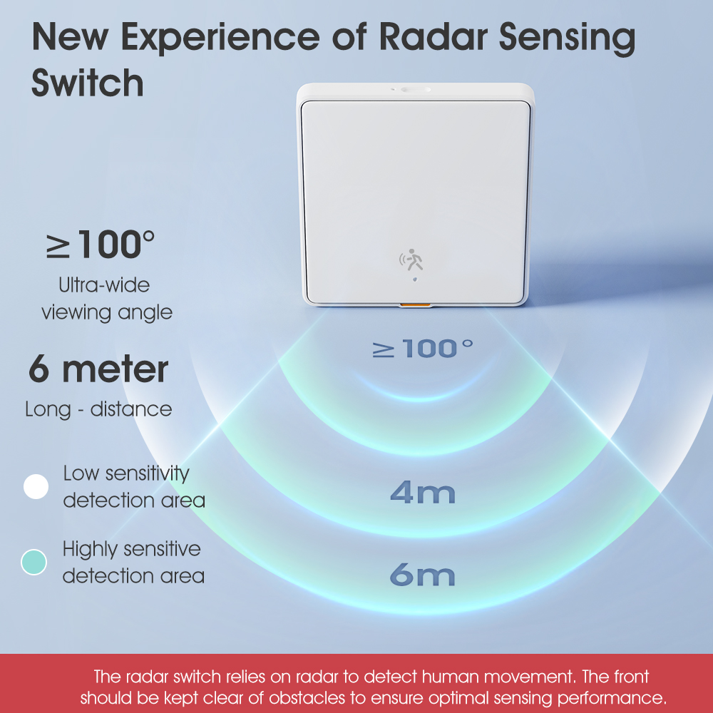 SMATRUL Tuya No Neutral Zigbee Smart Home Radar Induction Motion Sensor ...