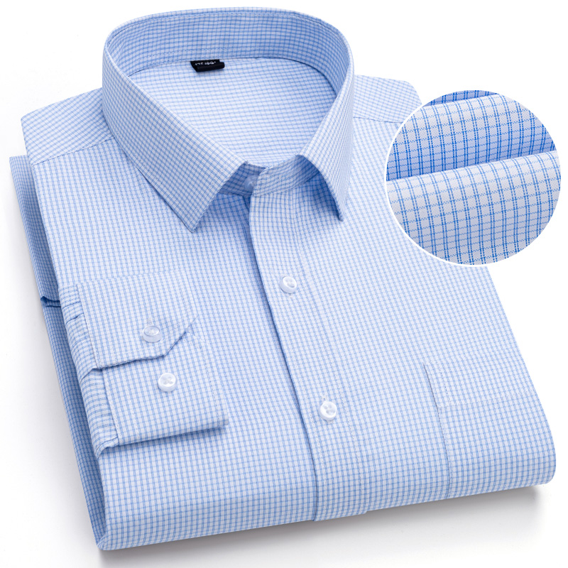 Smart Casual long Sleeve Striped Plus Big Size Office Business Work ...