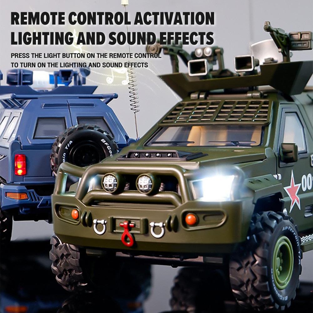 NEW 1:24 SPM-2-Tiger Armored Car Diecast Model Car Alloy Cars Toys ...