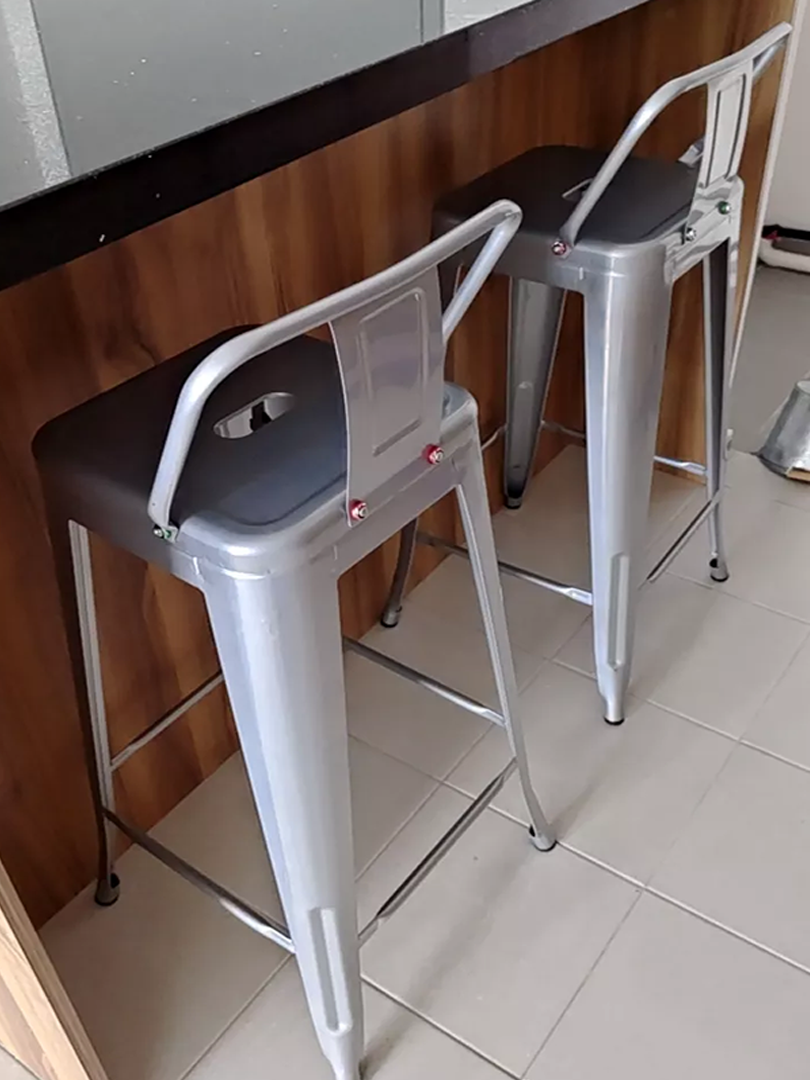 【𝟐-𝟑 𝐝𝐚𝐲𝐬 𝐝𝐞𝐥𝐢𝐯𝐞𝐫𝐲】YIJU Bar Chair 76CM Bar Stool Chair Tolix Kerusi ...