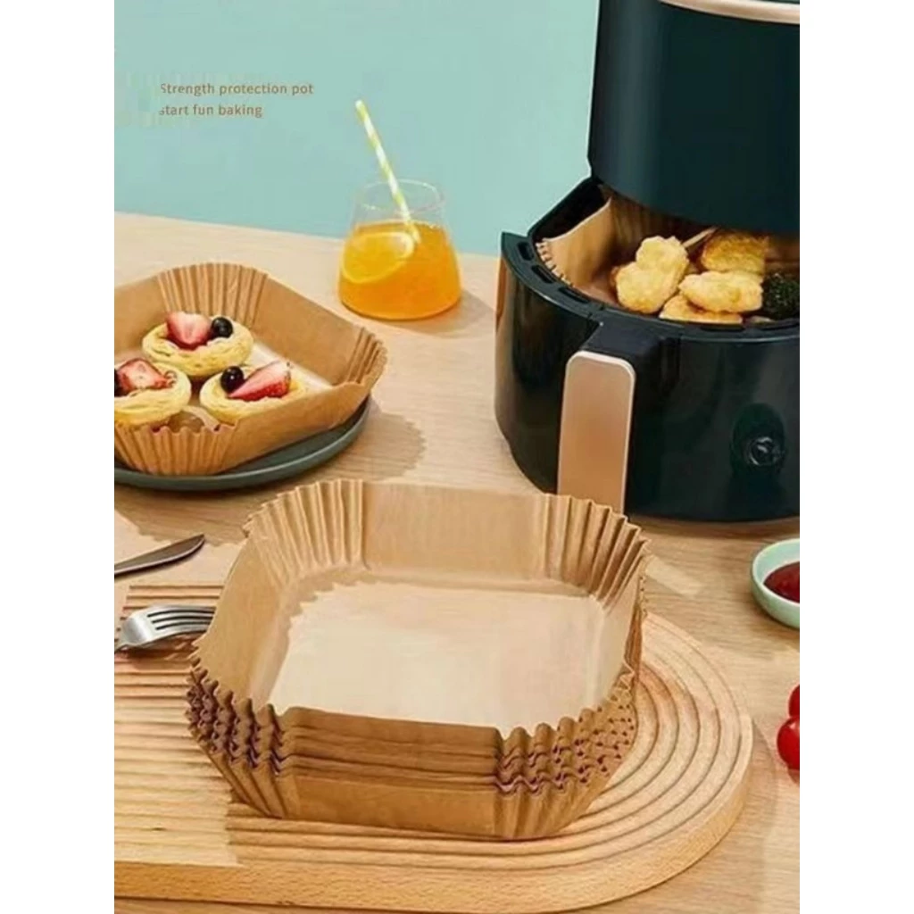 🍕🍕（200pcsFrying paper）Air fryer paper Food frying paper disposable oil ...