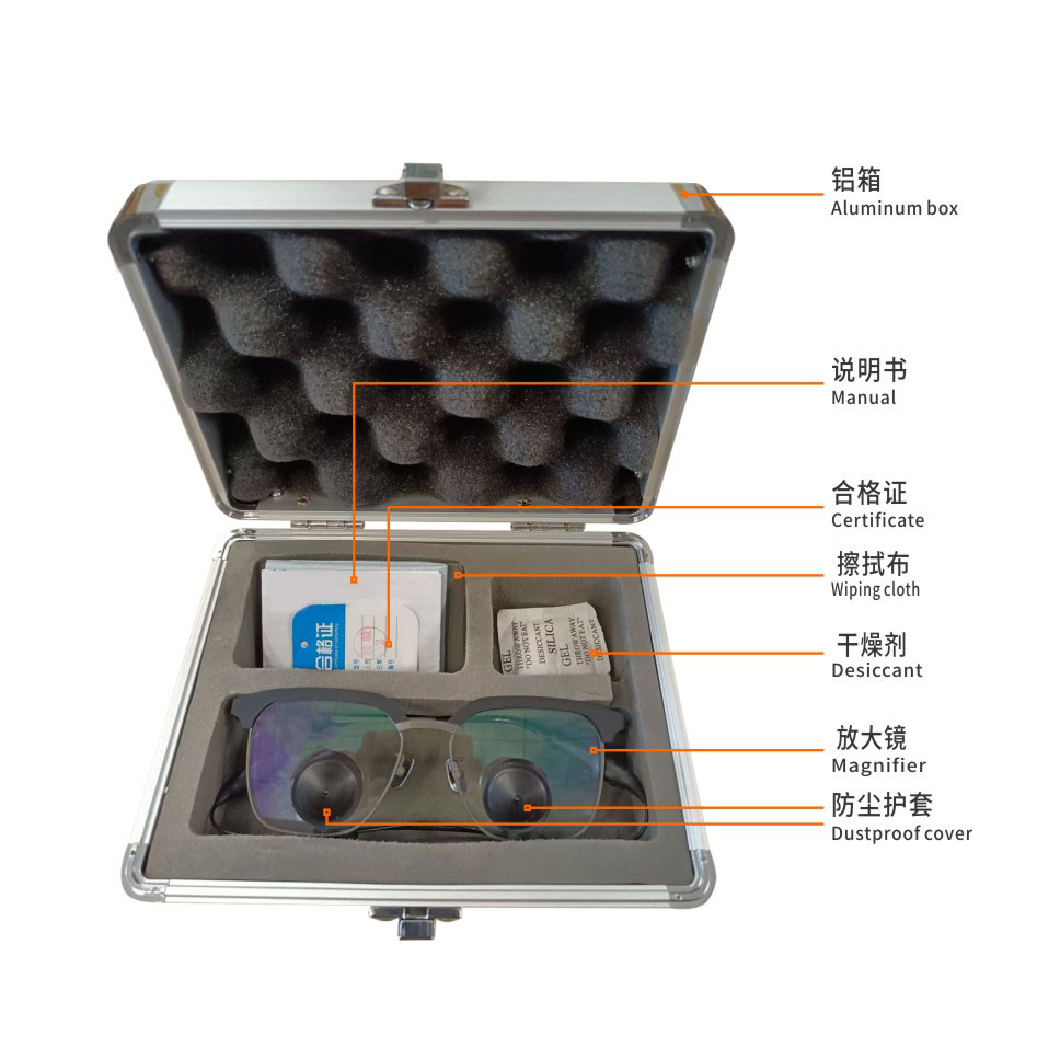 2.5x Magnifier Glass TTL Ultra-light Loupe Binocular Loupe for Dental ...