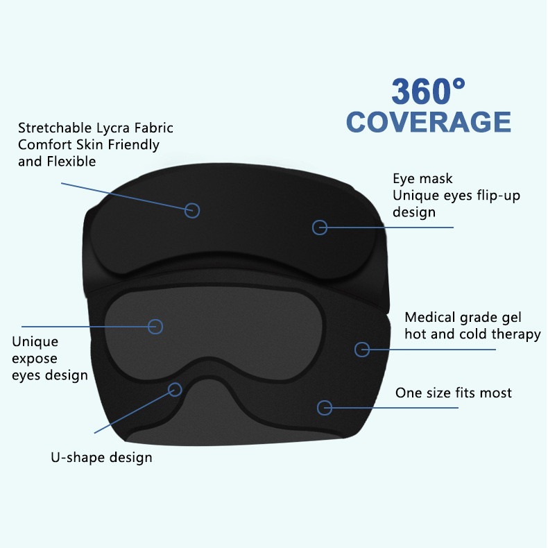 Migraine Relief Hot and Cold Hangover Cap Gel Ice Cap for Headache ...
