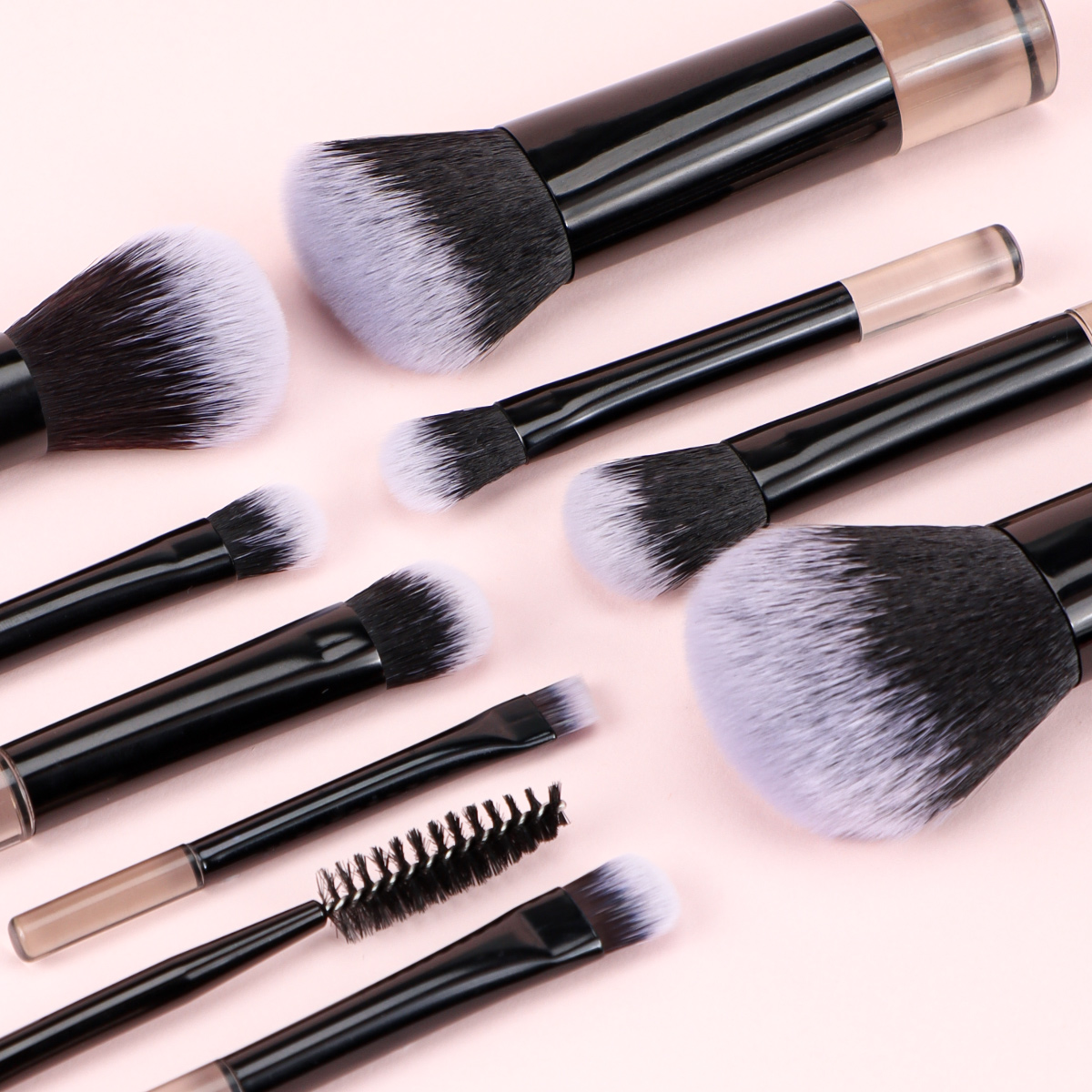 New 10 Mini Makeup Brush Set With Brush Bag, Complete Set Of Loose ...