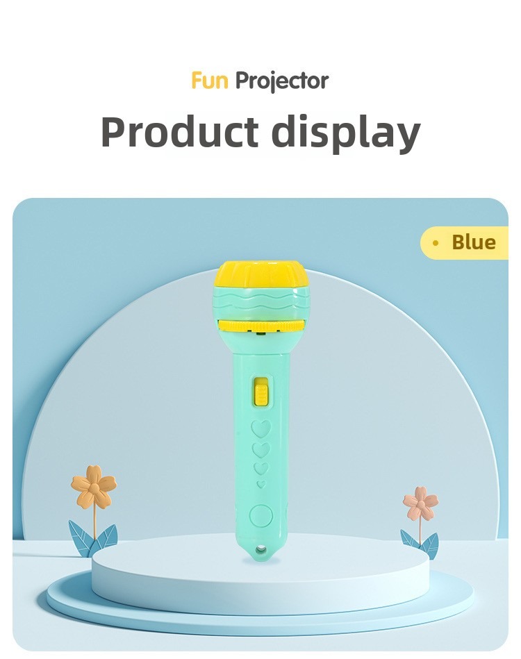 Flashlight Projector Flashlight Light Toy Baby Sleeping Story Book ...