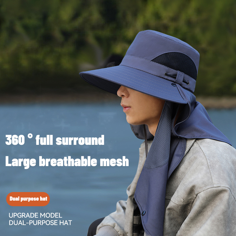 Wide Brimmed Sun Hat With 360 Degree Protection And Visor Ventilation ...