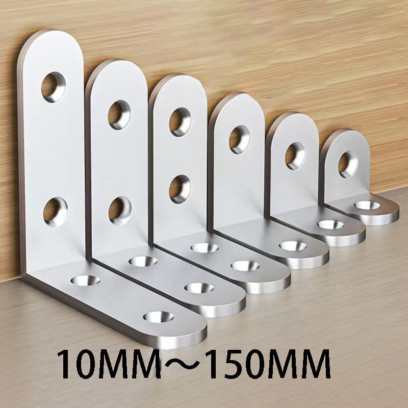 CHEN AN 10PCS/Ready Stock】Small L Bracket Stainless Steel Anti-Rust 90 ...