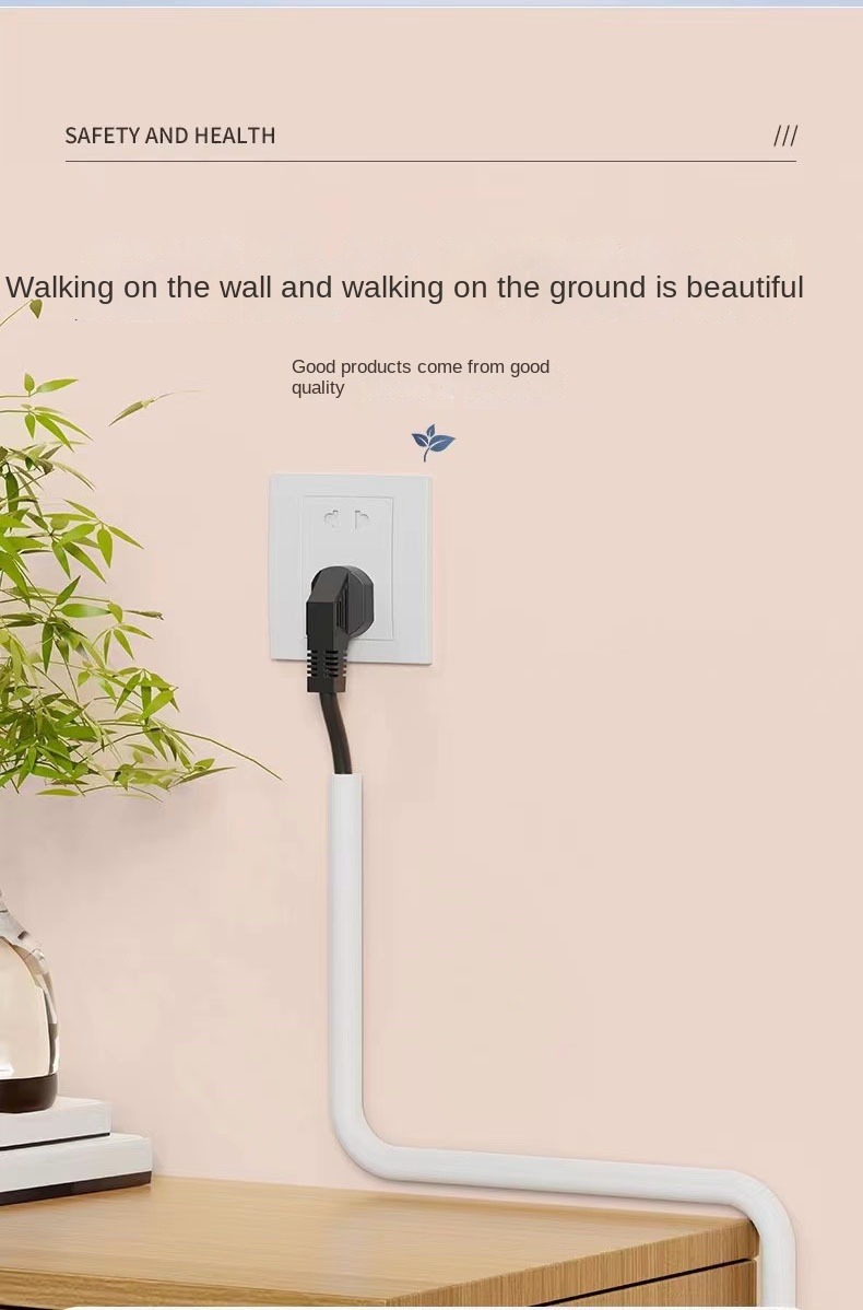 Pvc Wire Trunking Self-Adhesive Open-Mounted Anti-Stepping Invisible ...