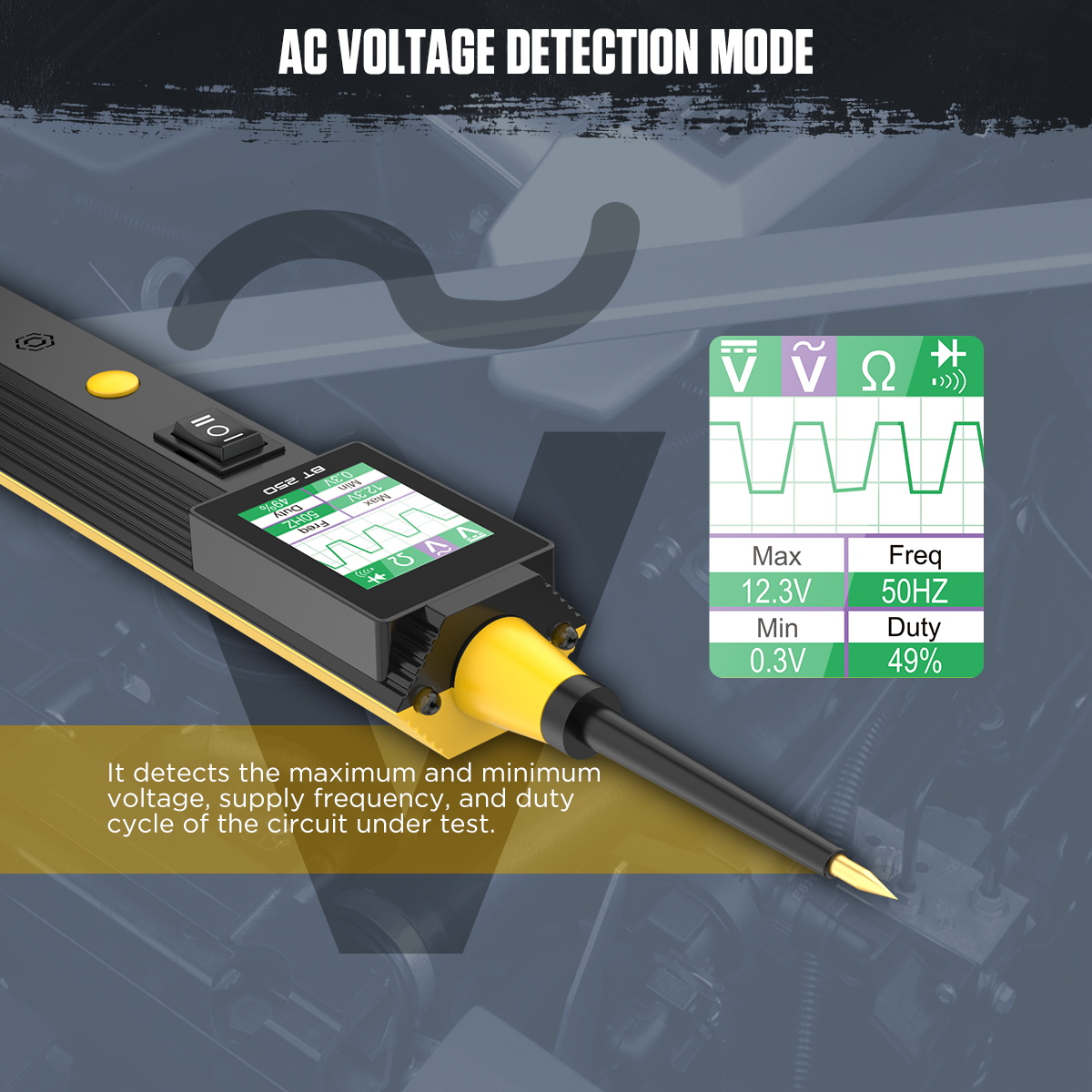 【Local Stock】AUTOOL BT250 Car Circuit Tester Electrical System Analyzer ...