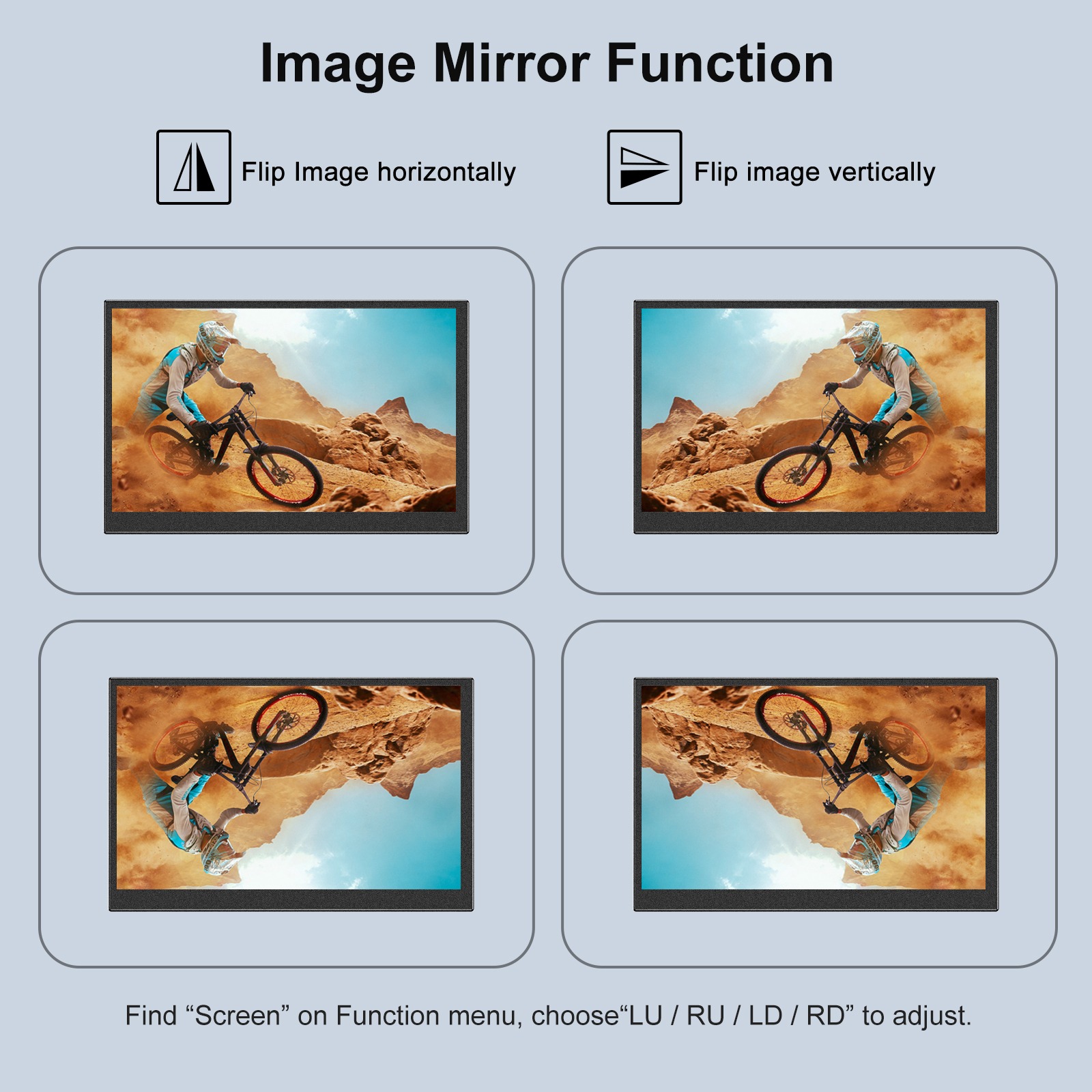 7 inch LCD Display Screen Small Mini Monitor Car Rear View TFT with ...