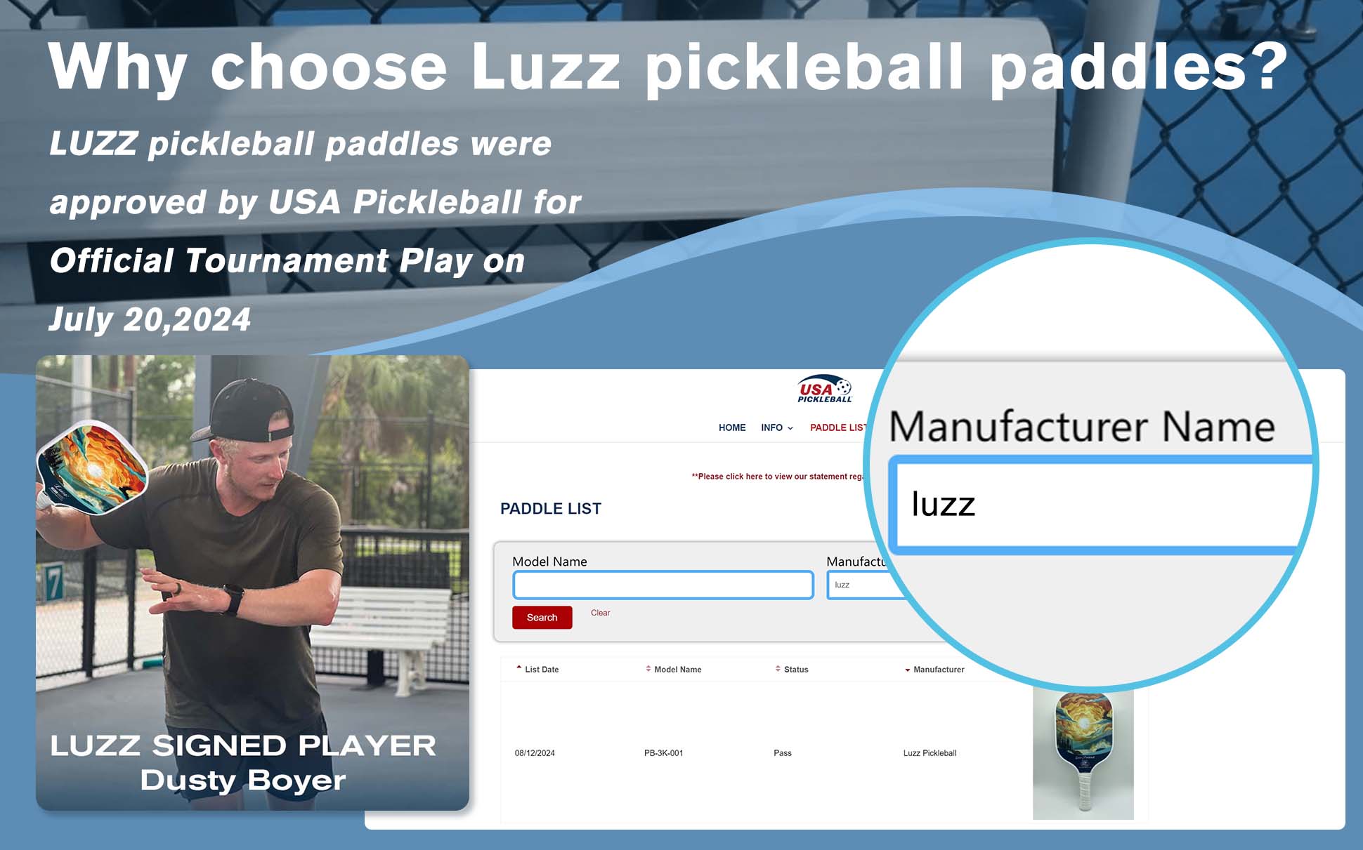 Luzz Pickleball Paddle Wave Strike T700 Carbon Fiber (16mm) | Shopee ...