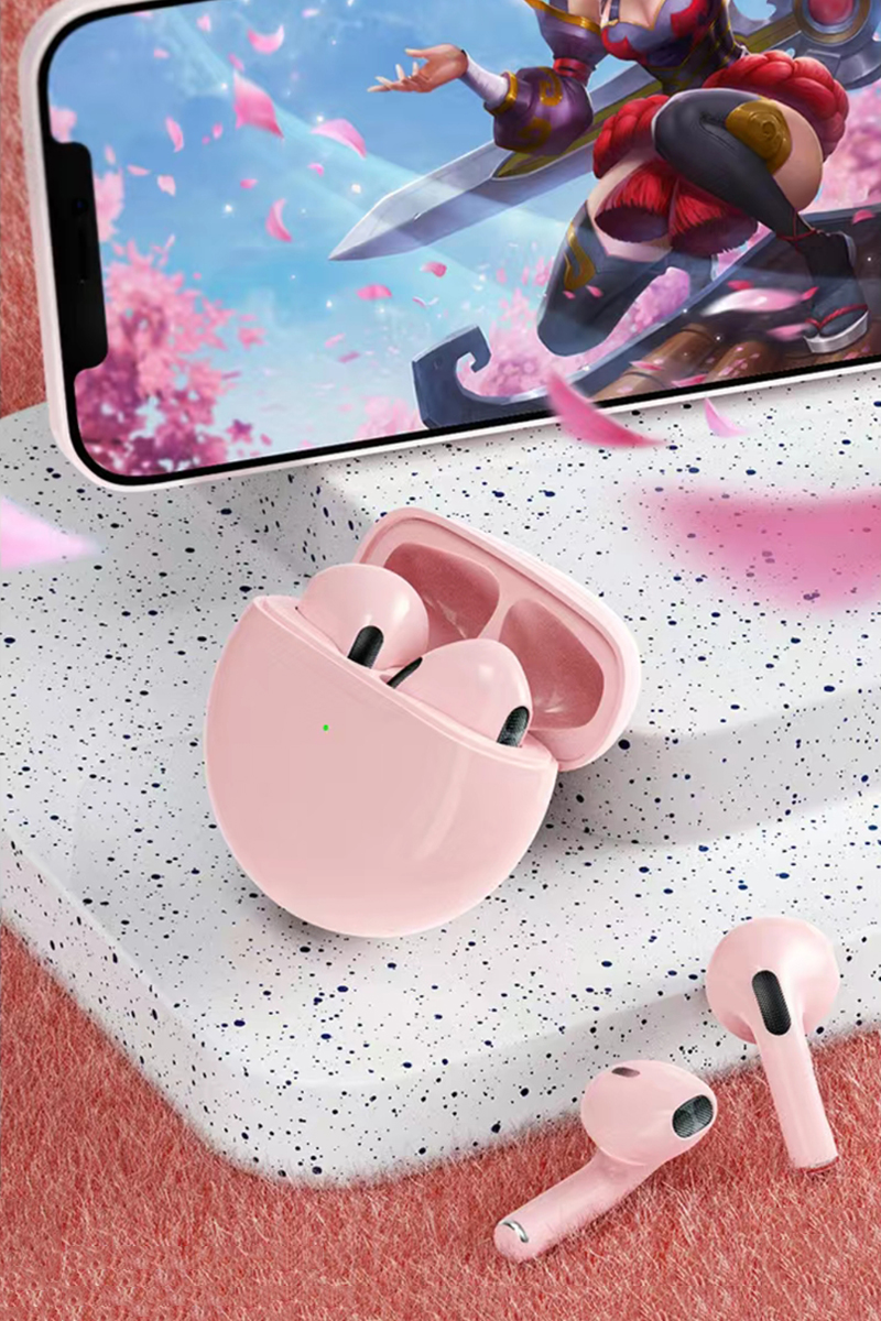 New Pro 6 TWS Earphones Wireless Bluetooth Earbuds HiFi Stereo Noise ...