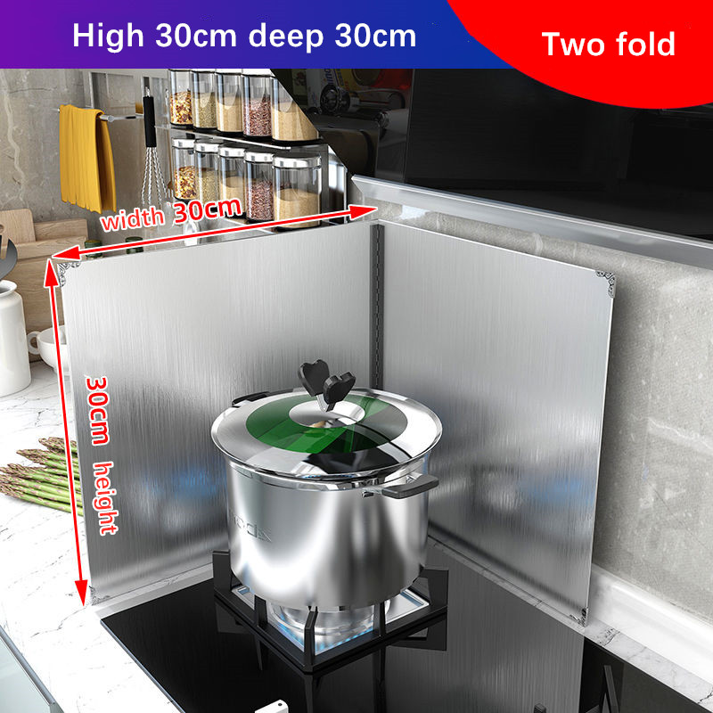 Foldable Stainless Steel Oil Baffle Splatter Shield High Temperature ...