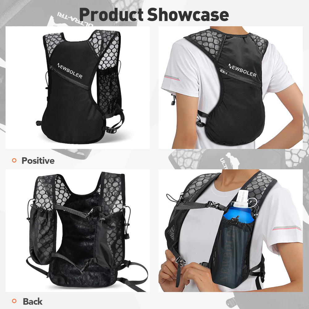 NEWBOLER Lightweight Running Backpack Breathable Bike Hydration ...
