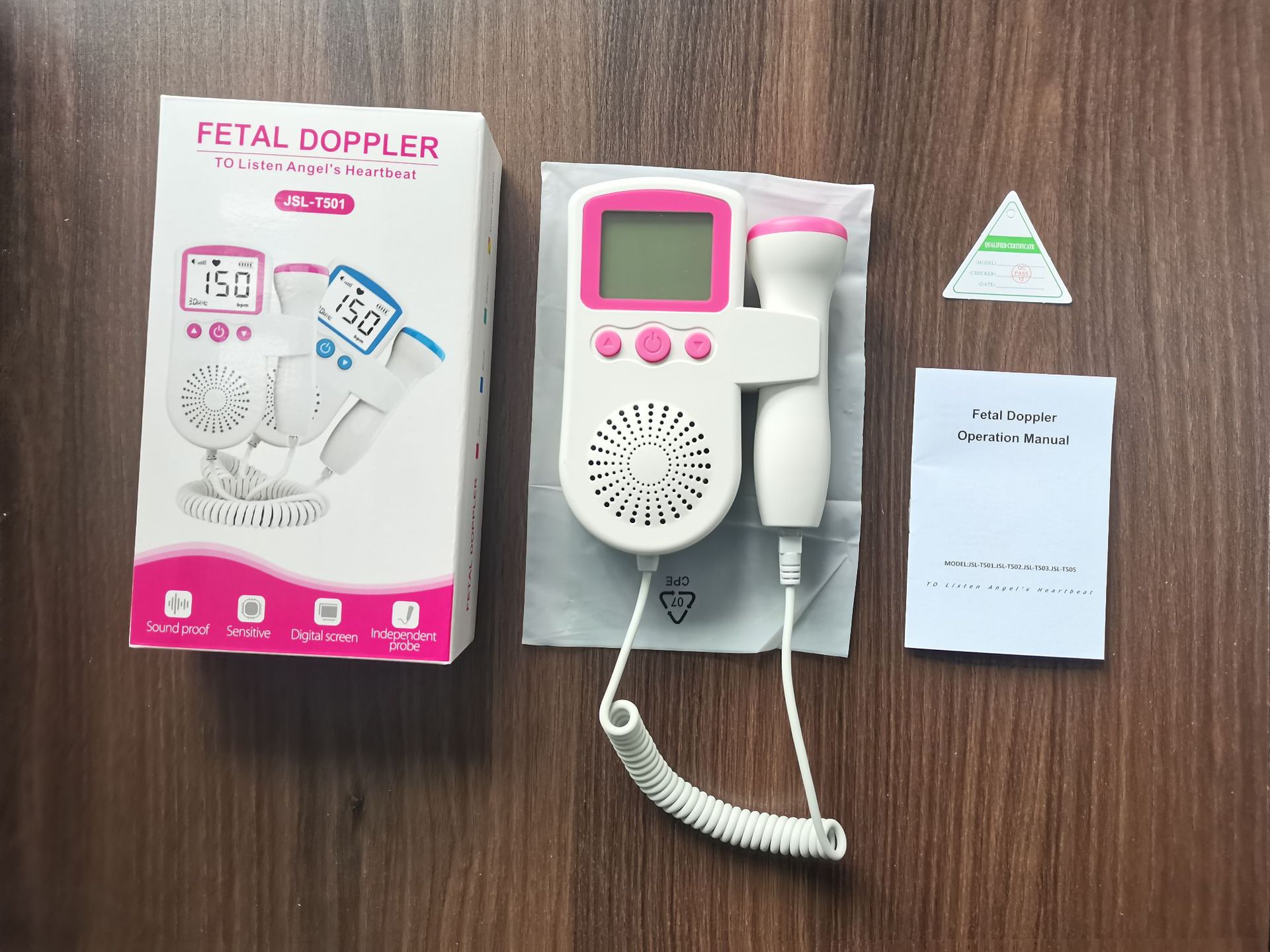 Infant Fetal Doppler Fetal Heart Sound Monitor, Ultrasonic Fetal Heart ...