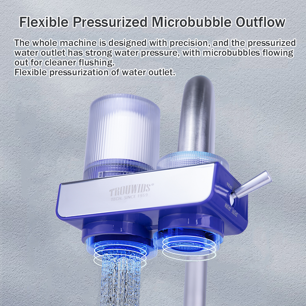 TROUWIDS Kitchen Ceramic Water Filter Faucet Water Purifier Penapis Air ...