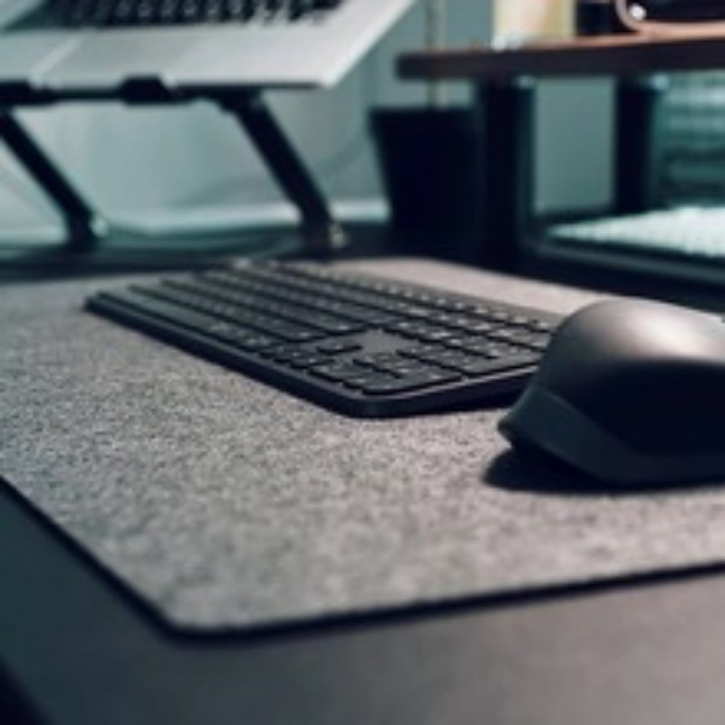 Oversized Thick Felt Mouse Pad, Desk Pad, Desktop Writing Pad, Computer ...