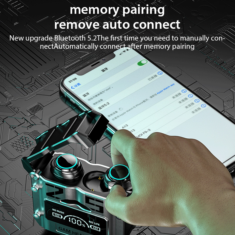 M25 Bluetooth Earphones With Fingerprint Touch, High Sound Quality And ...