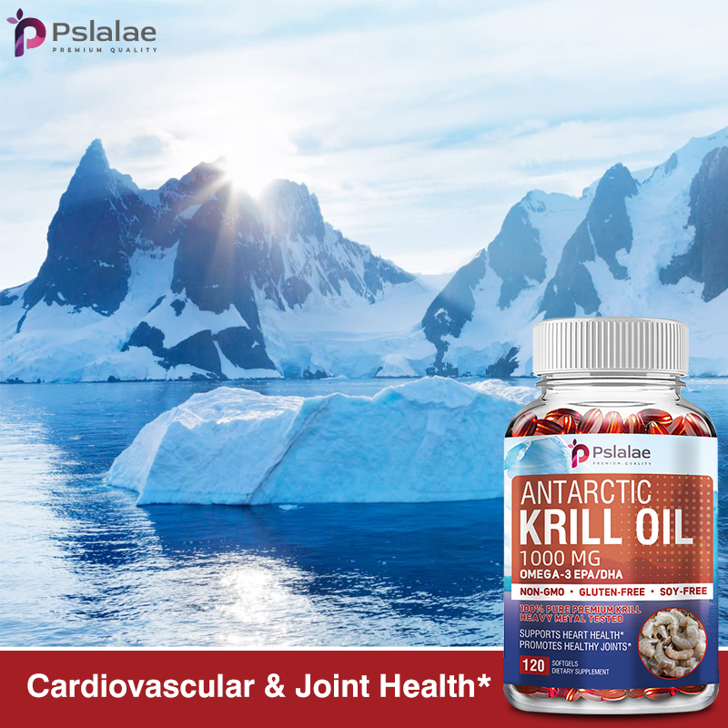 ANTARCTIC KRILL OIL，100% Pure Premium Krill，Brain health, metabolism ...