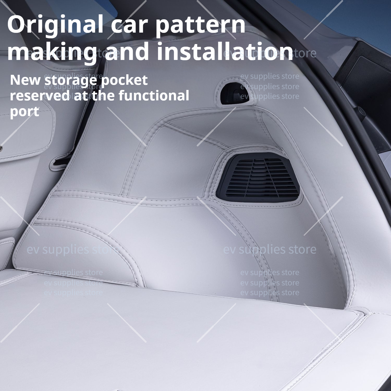Proton eMas 7 Fully surround Car Trunk Mat 6D 7D Tailgate Pad Interior ...