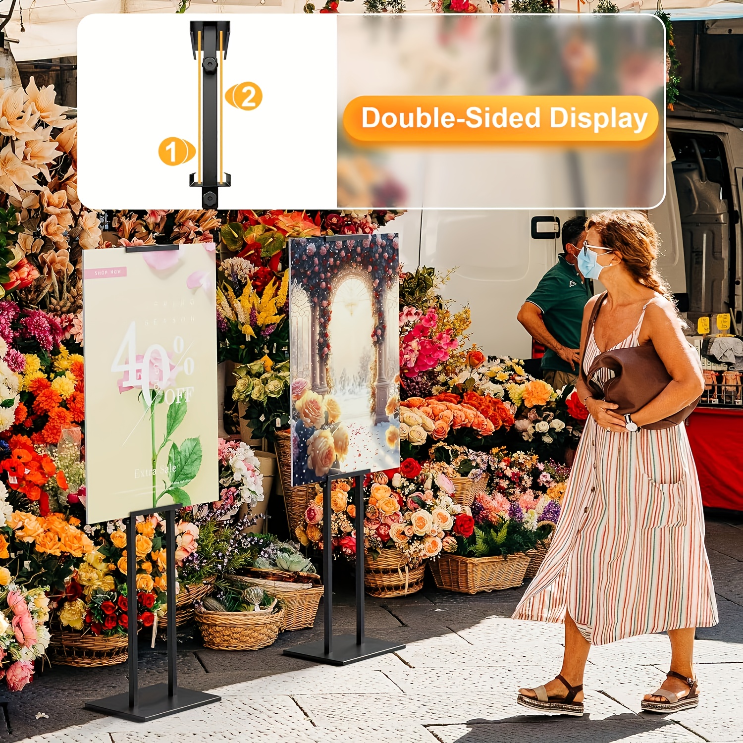 “Heavy-Duty Billboard Stands -Durable, Adjustable & Weather-Resistant ...