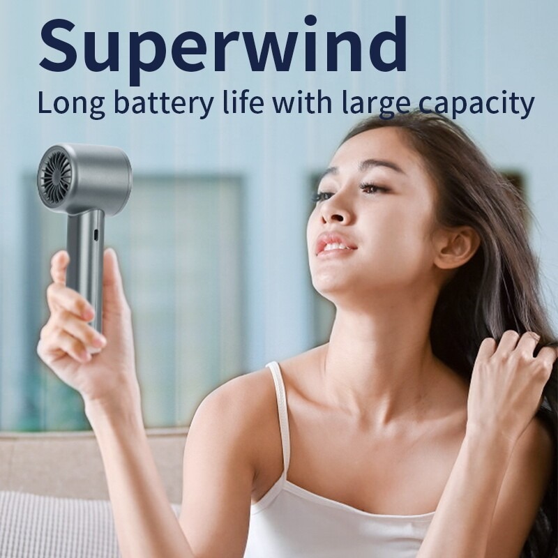 199/150/120-Speed Adjustable Handheld Turbofan with LED Screen ...