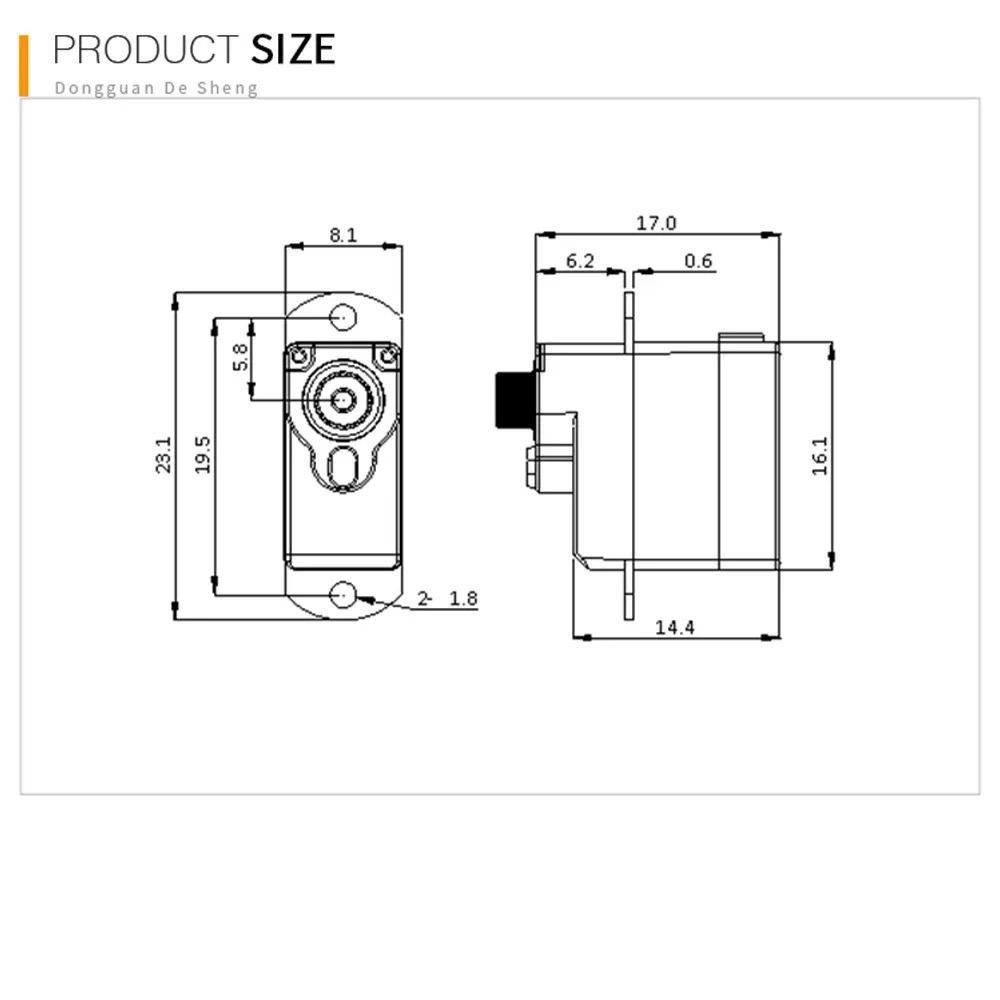 DSPOWER 2G 3.7G Micro Digital Servo Metal Gear Servo Coreless Motor For ...