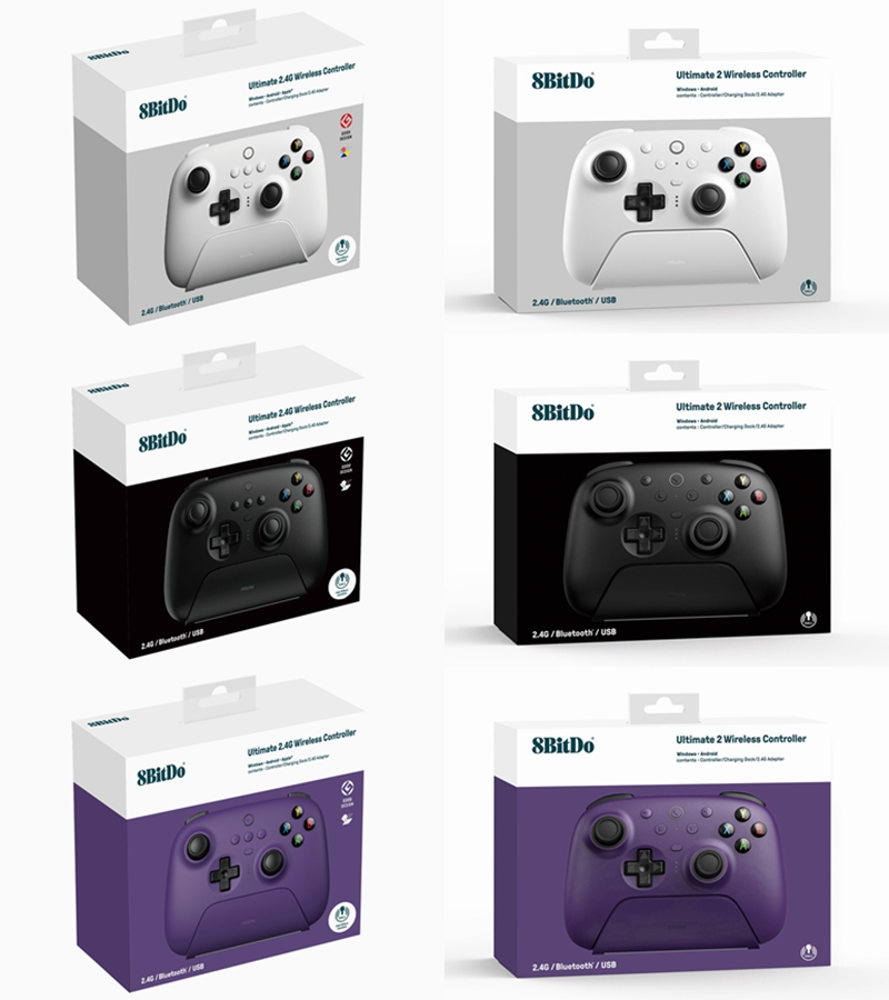 8BitDo Ultimate 2 Wireless Controller for Windows PC Android Steam Deck ...