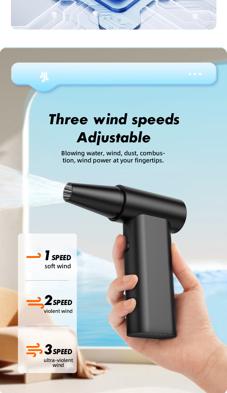 SOARFLY High Speed 130000rpm Turbo Fan Mini Air Blower Turbo Jet Fan ...