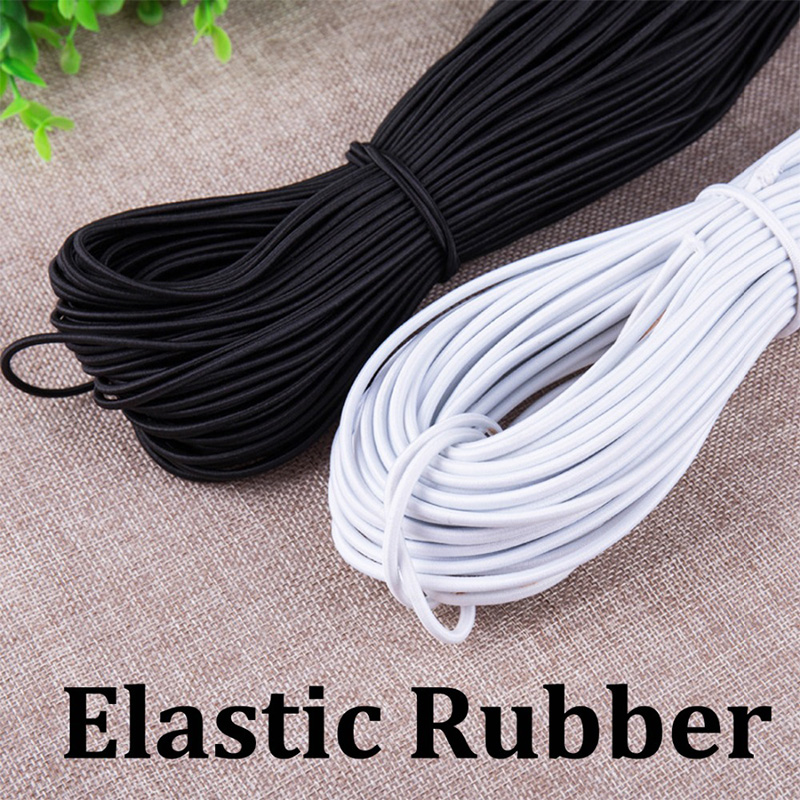 Homigoo 10 Yards 2.5mm Wide Round Elastic Rope Cord Stretch String for ...