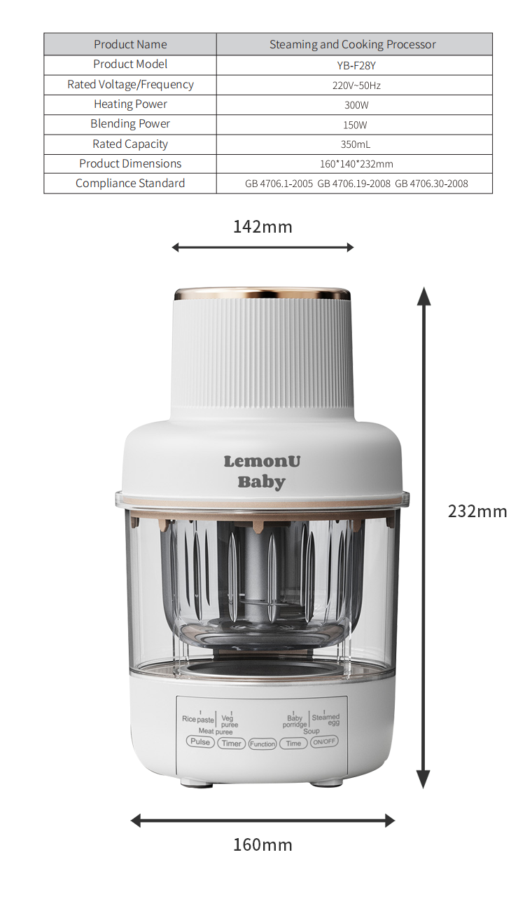 【FAST DELIVERY】Baby Processor Food Blender 3 In1 Steam Grind Cook Mix ...