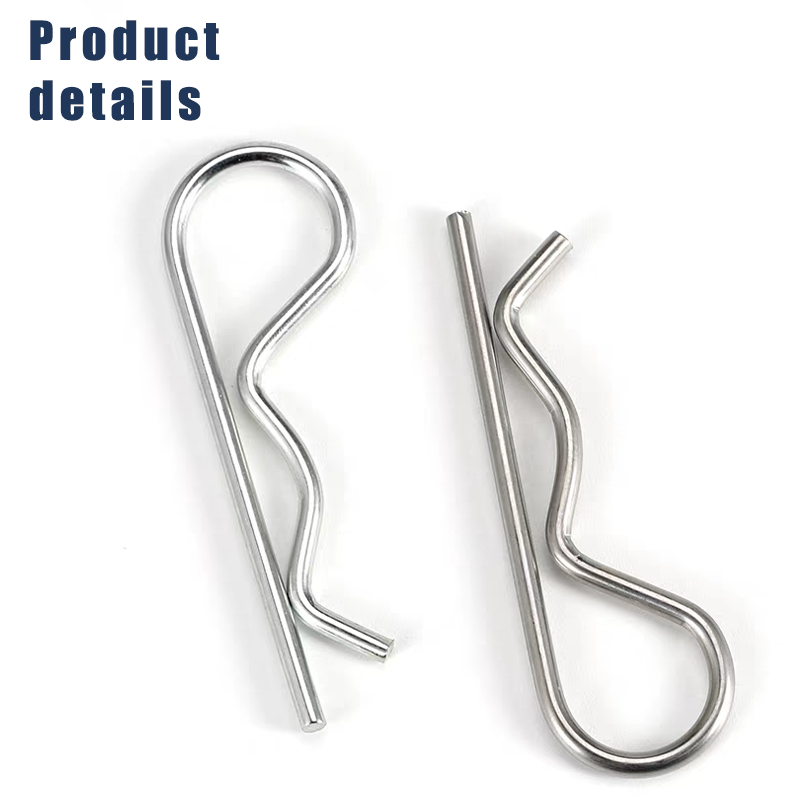 [RL] R Clip Pin 304 Stainless Steel Spring Hair Cotter B Type Shaped ...