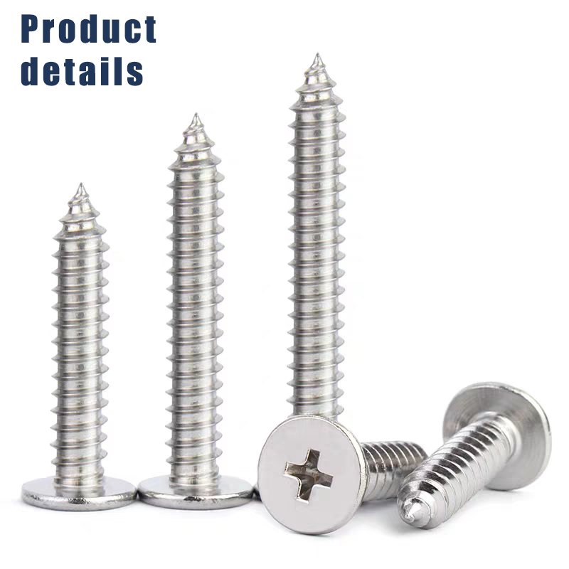 [RL] M2-M6 CSK Self Tapping Flat Head Screw M3 M4 M6 304 Stainless ...