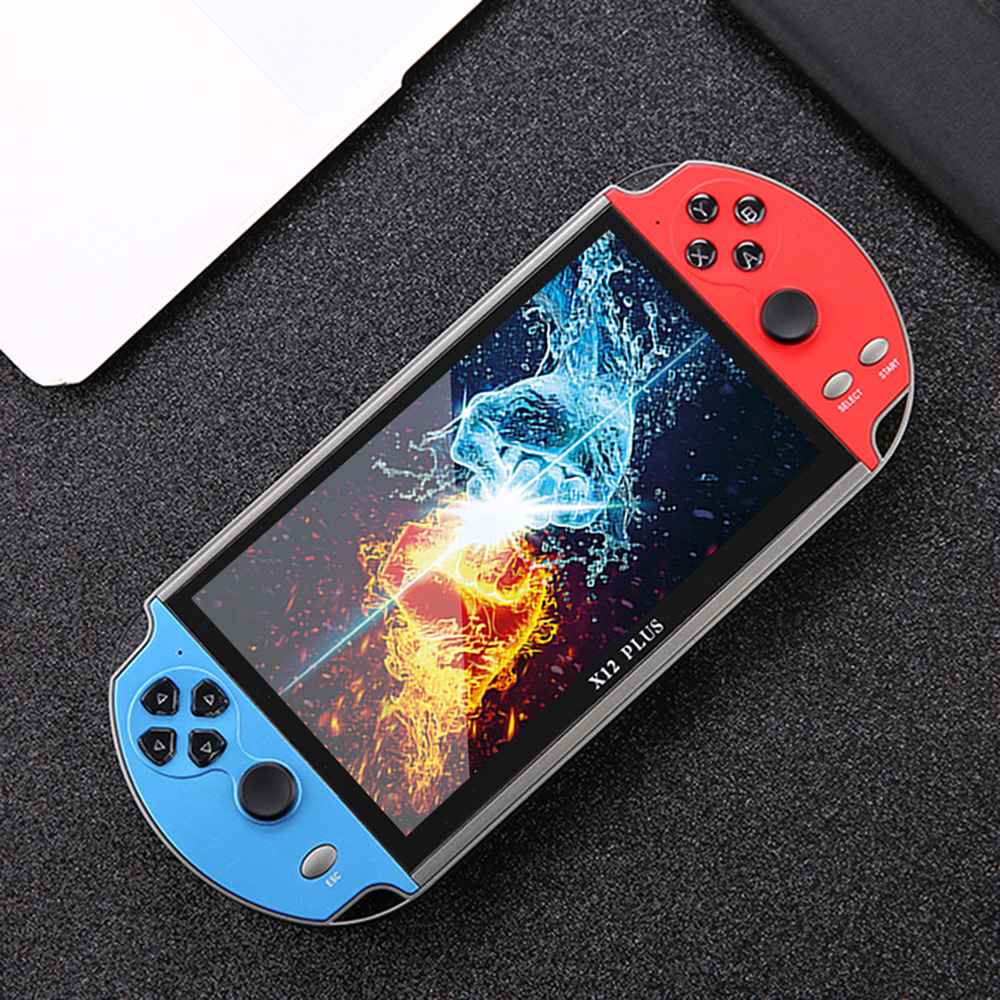 X12 Plus Handheld Game Console 10000 Games 7.1inch HD Screen Mini Video ...