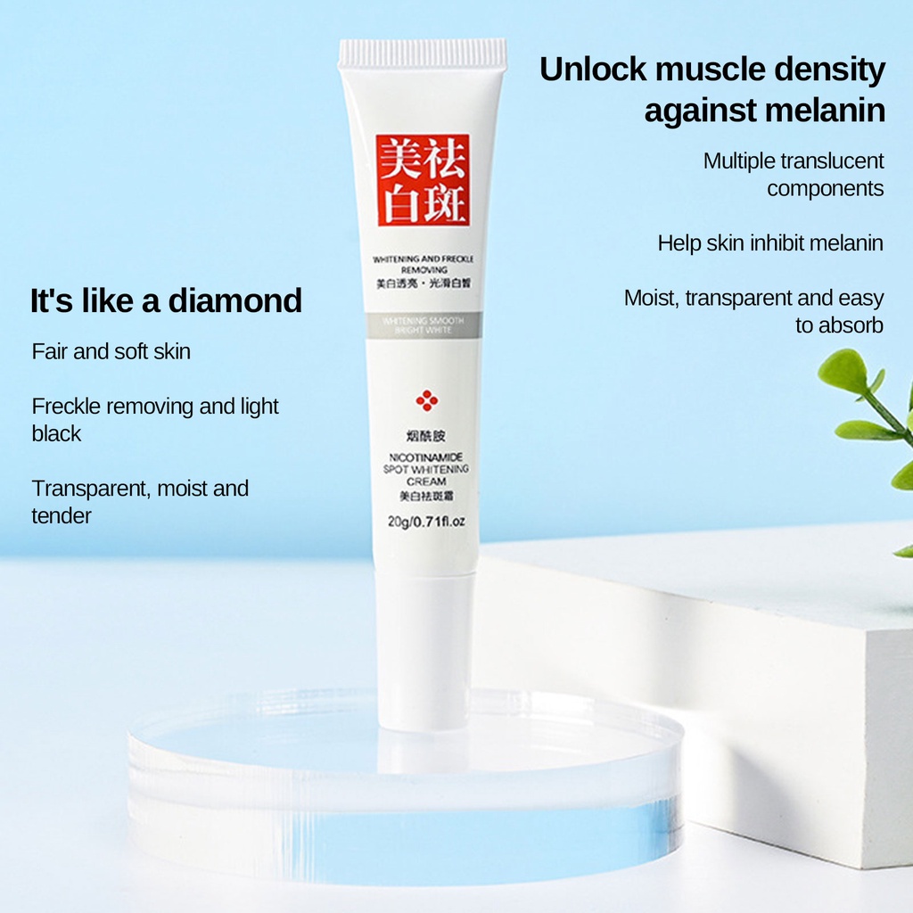 Effective Whitening Freckle Cream 20g Moisturizing Facial Spot Cream ...