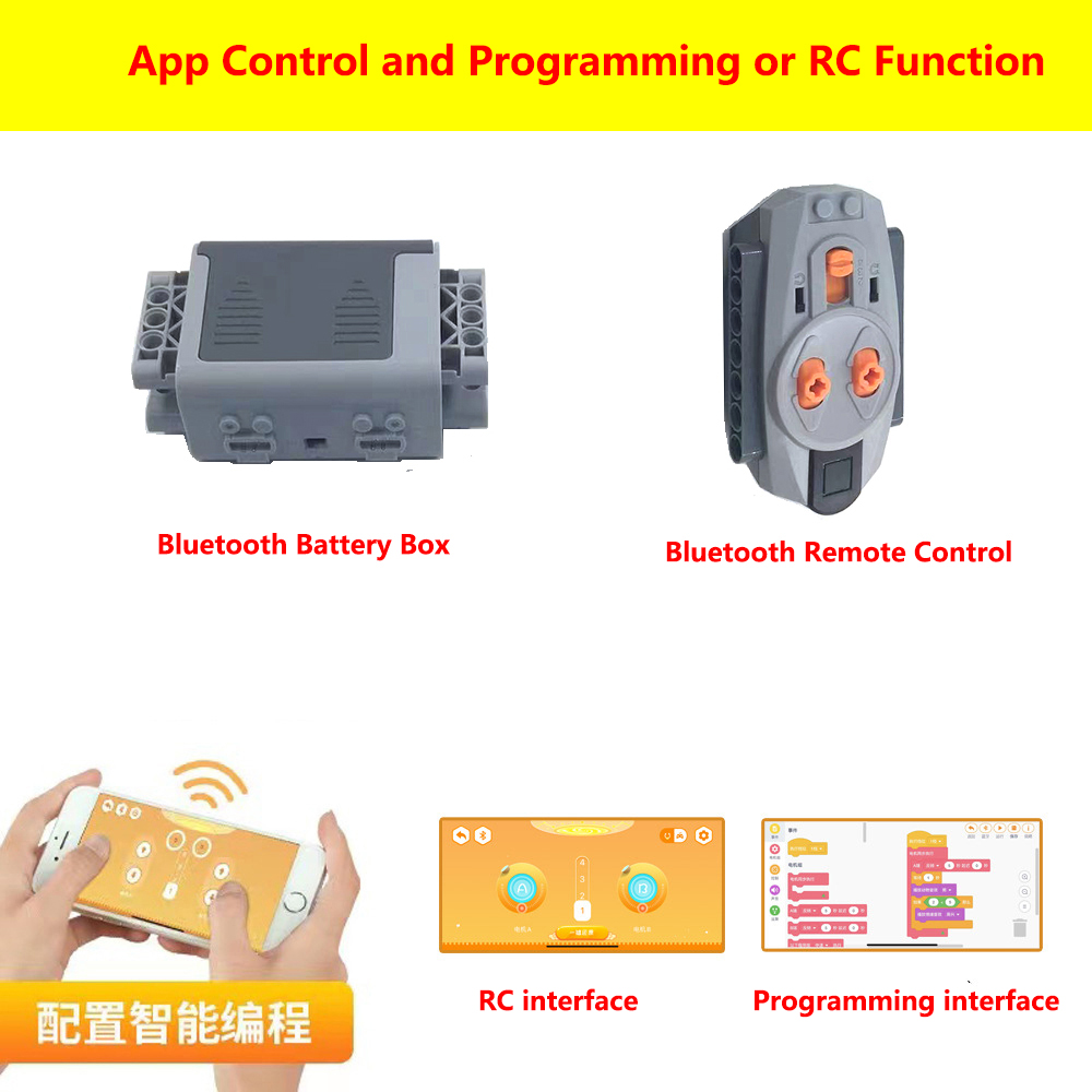 520pcs RC App Program High-Tech Robot Brick 9686 Educational School ...