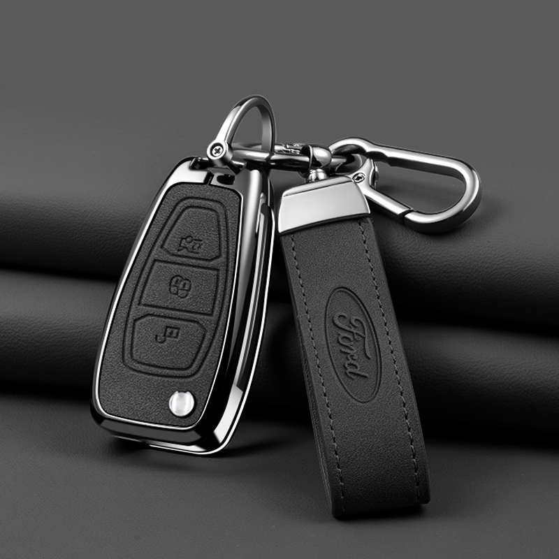 [Ready Stock] Car key Case Shell for Ford Ranger EVEREST T6 Focus Alloy ...