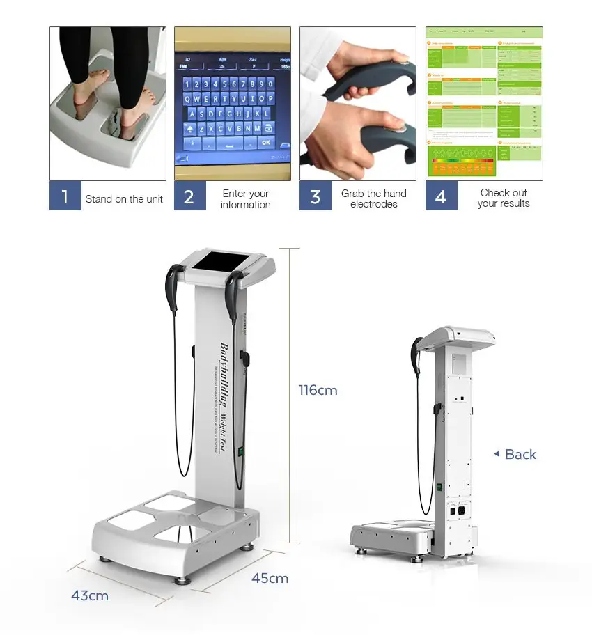 Hot Sell Body Fat Scanner Scale Analyzer Body Fat Analyzer Body ...