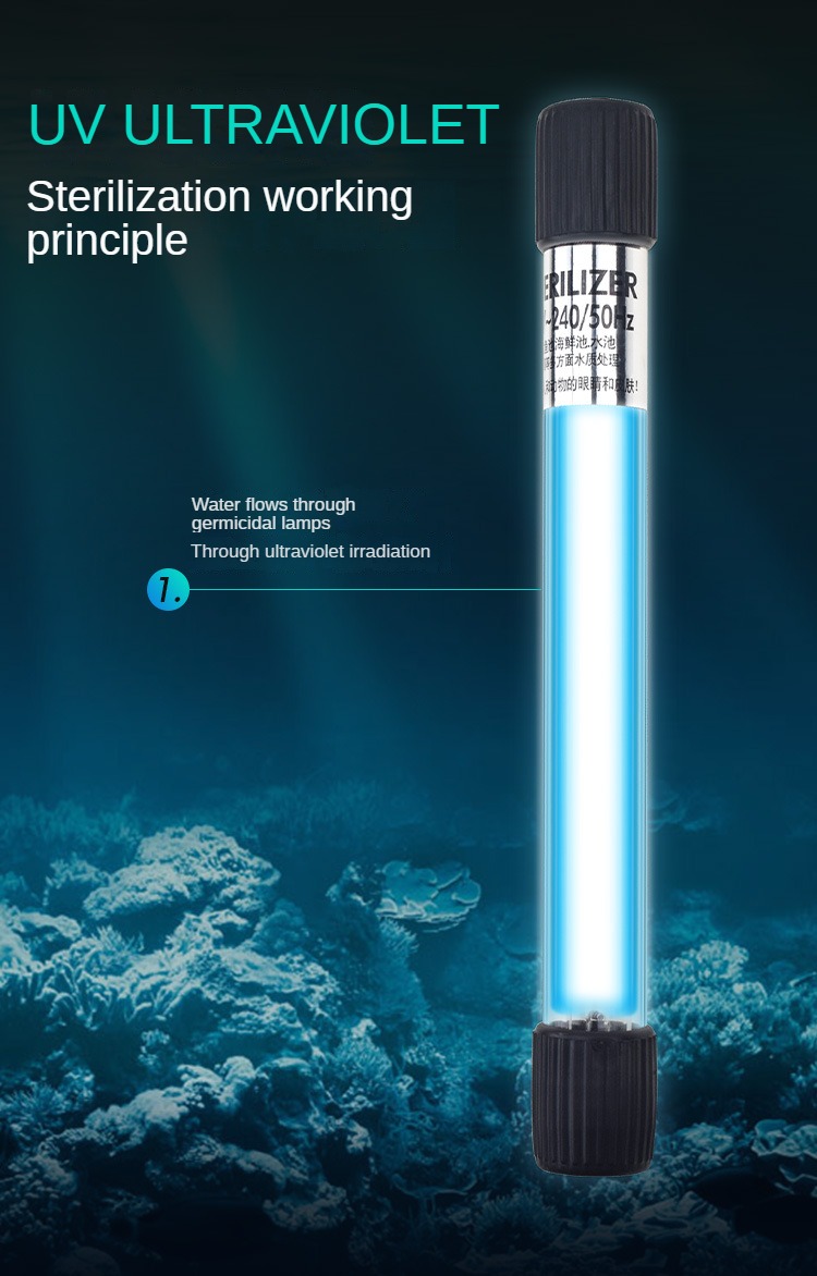 【Ready Stock】TOPOP UV Aquarium Light For Fish Tank UV Water ...
