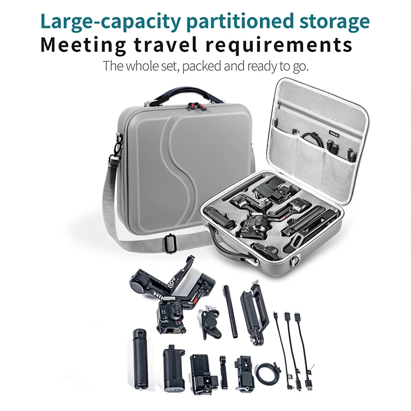 Bag for DJI Ronin RS 4, Portable Shoulder Bag Storage Case PU Carrying ...